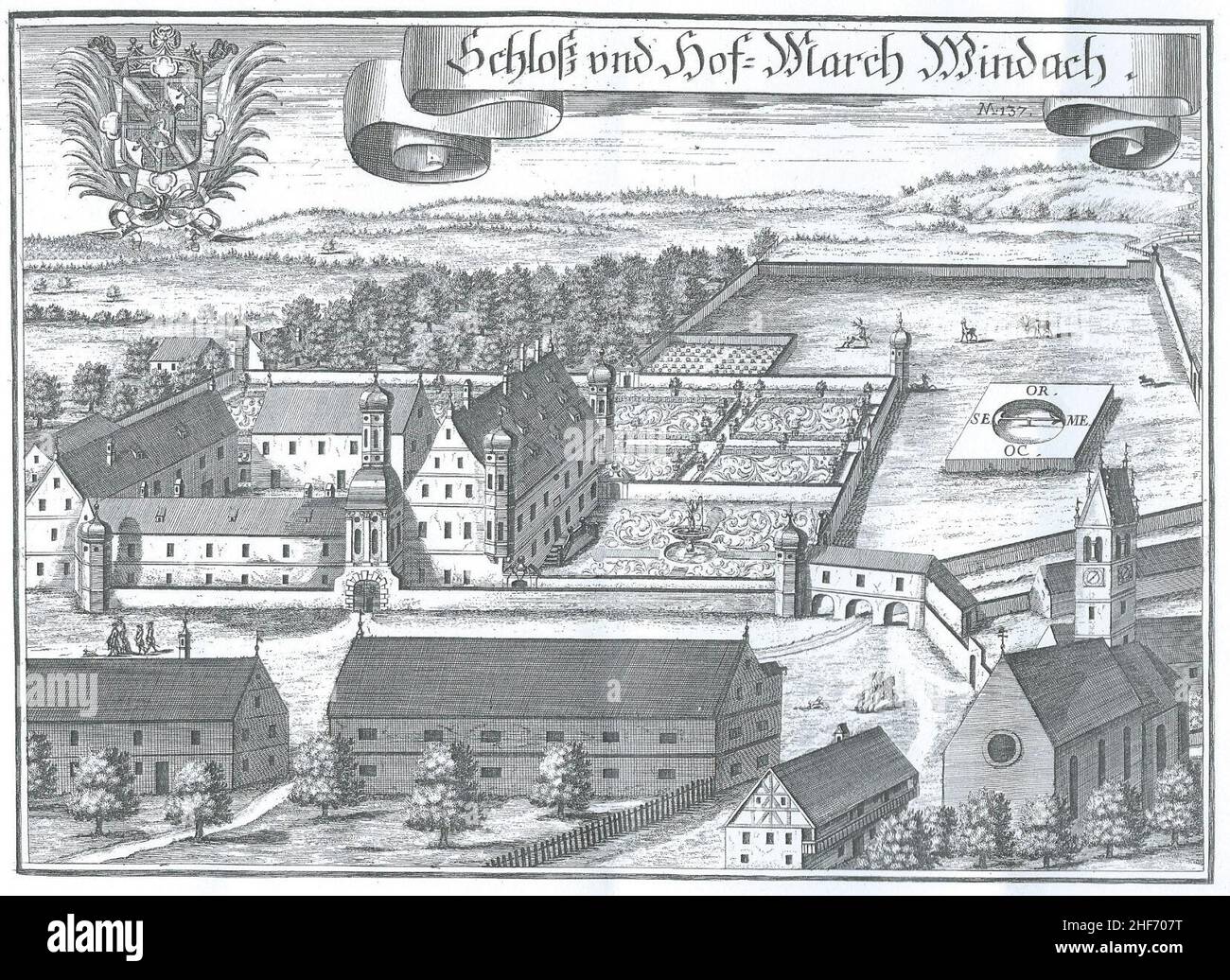 Schloss und Hofmark Windach Stock Photo - Alamy