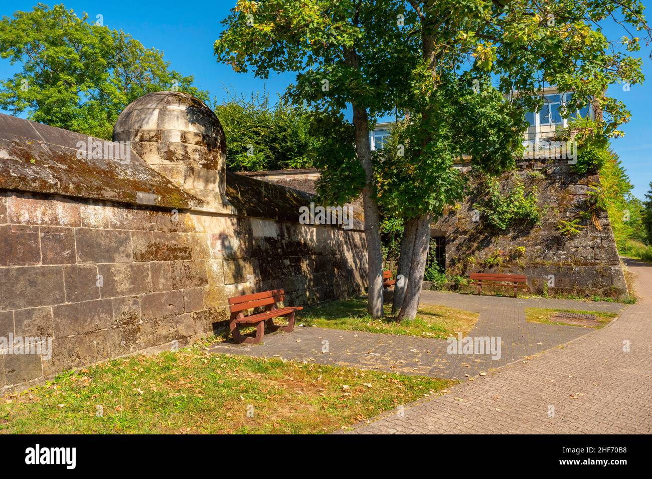 Former fortifications, Saarlouis, Saar Valley, Saarland, Germany Stock ...