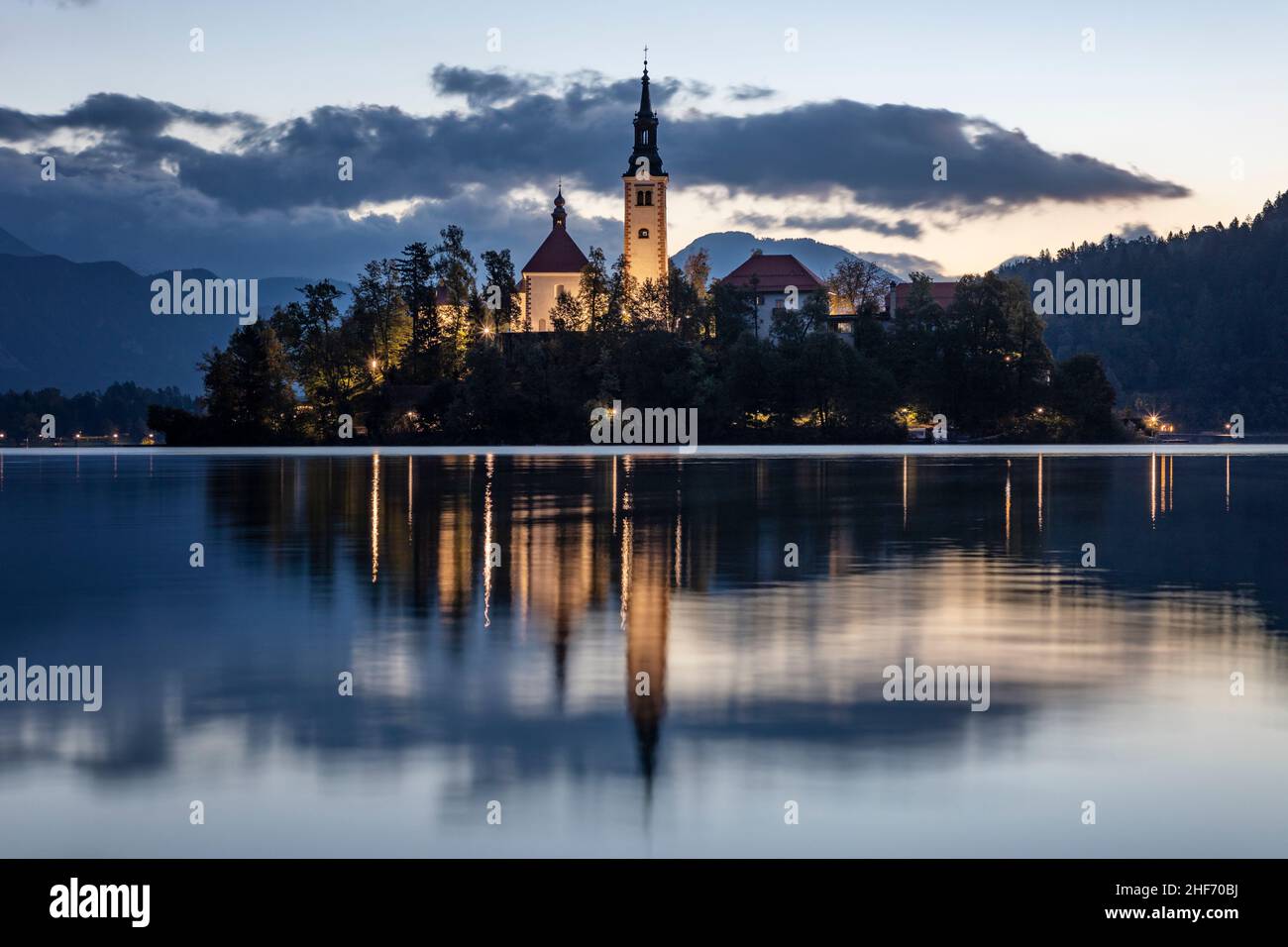 Scenic morning view church hi-res stock photography and images - Alamy