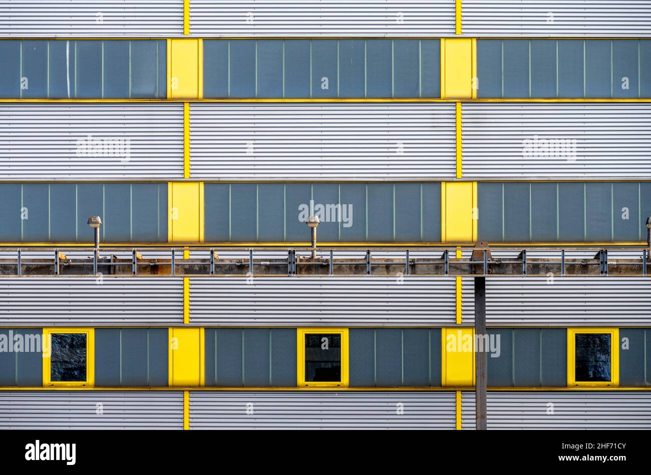 Lock, yellow windows Stock Photo - Alamy