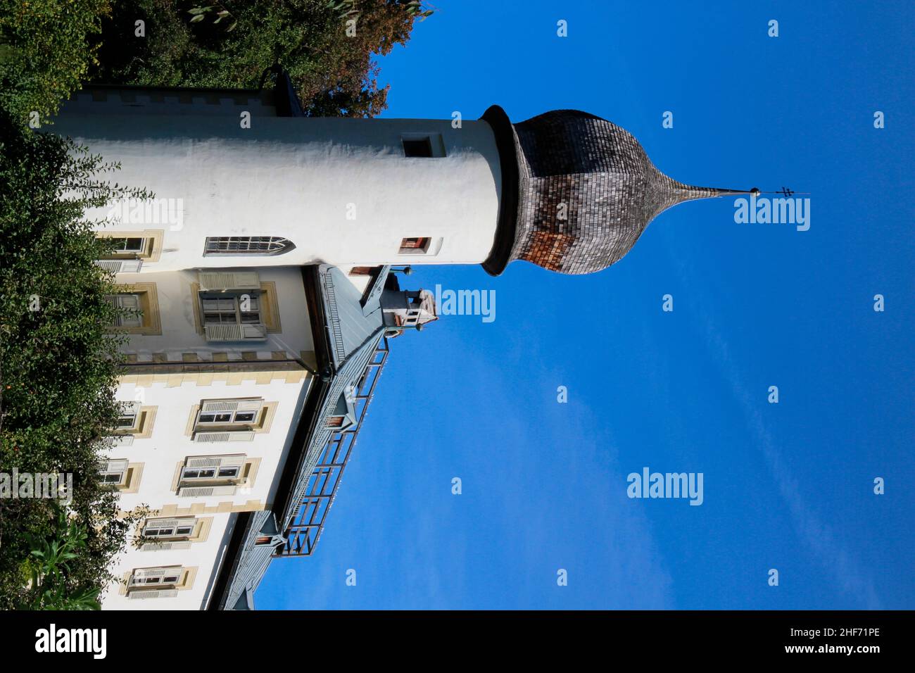 House in the center of absam hi-res stock photography and images - Alamy