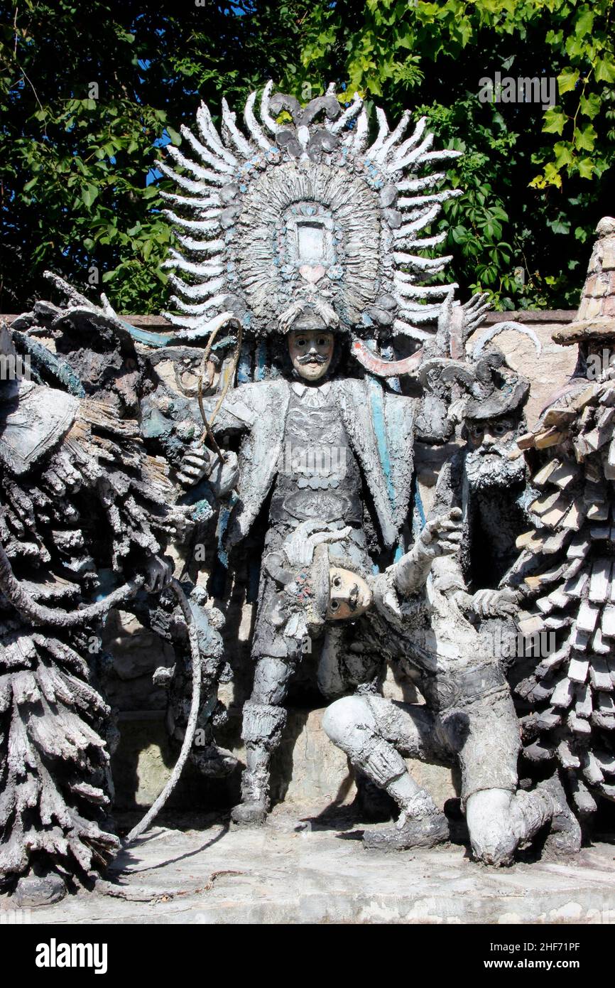 Monument carnival designed by Sigfried Obleitner 2017, consisting of ...