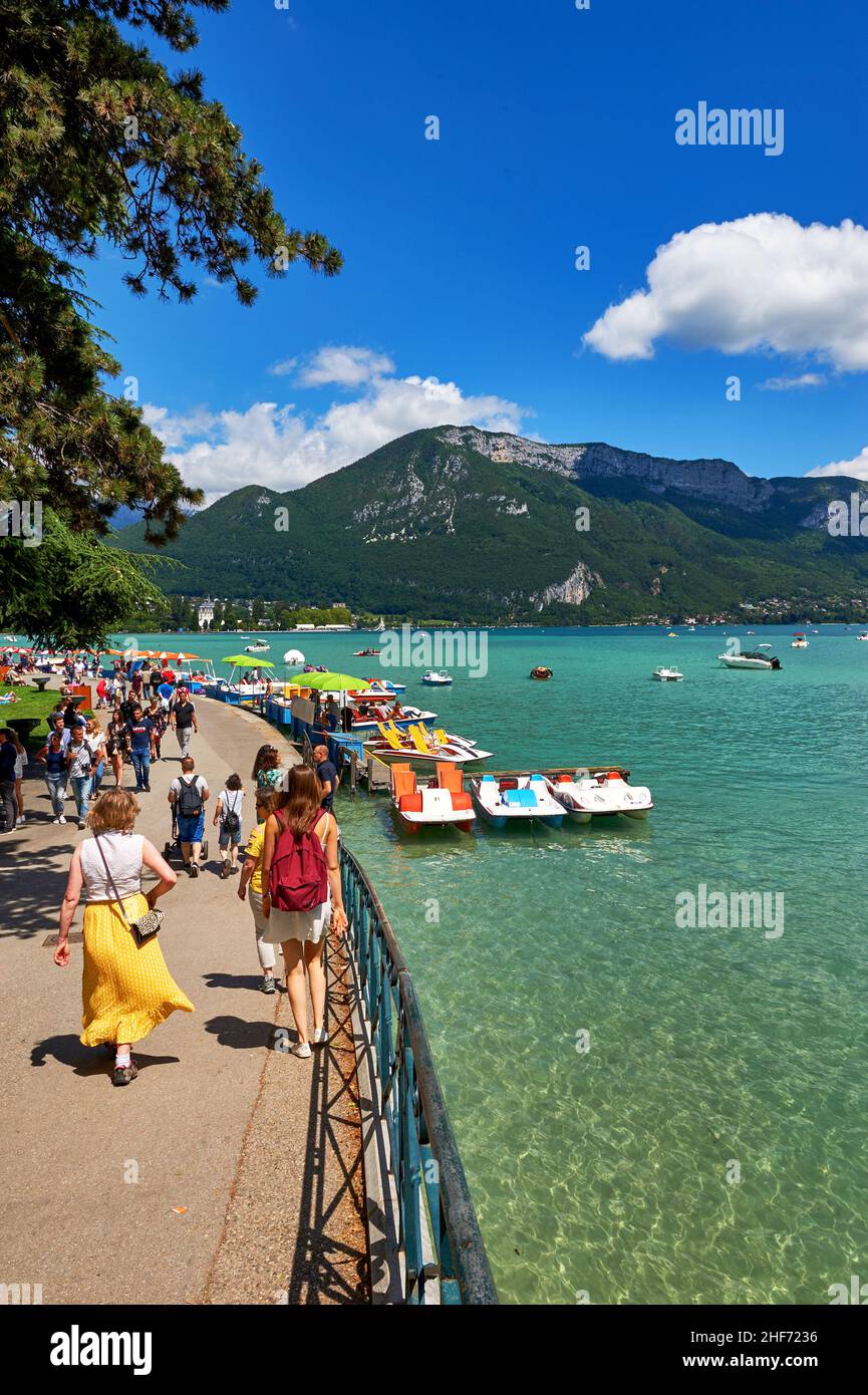 Annecy lake view hi-res stock photography and images - Alamy