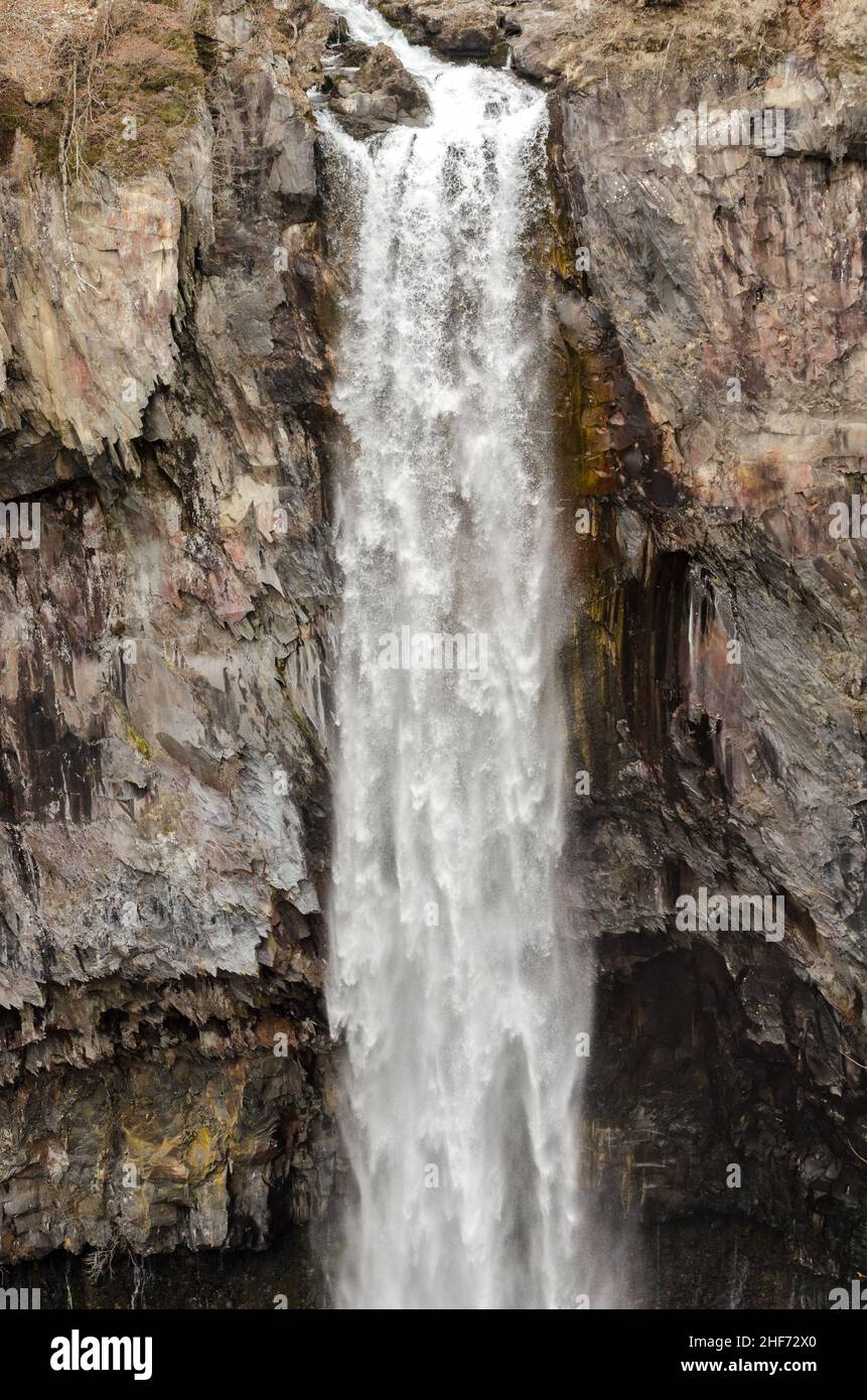 Kegon waterfall close to lake Chuzenji at Nikko, Japan Stock Photo - Alamy