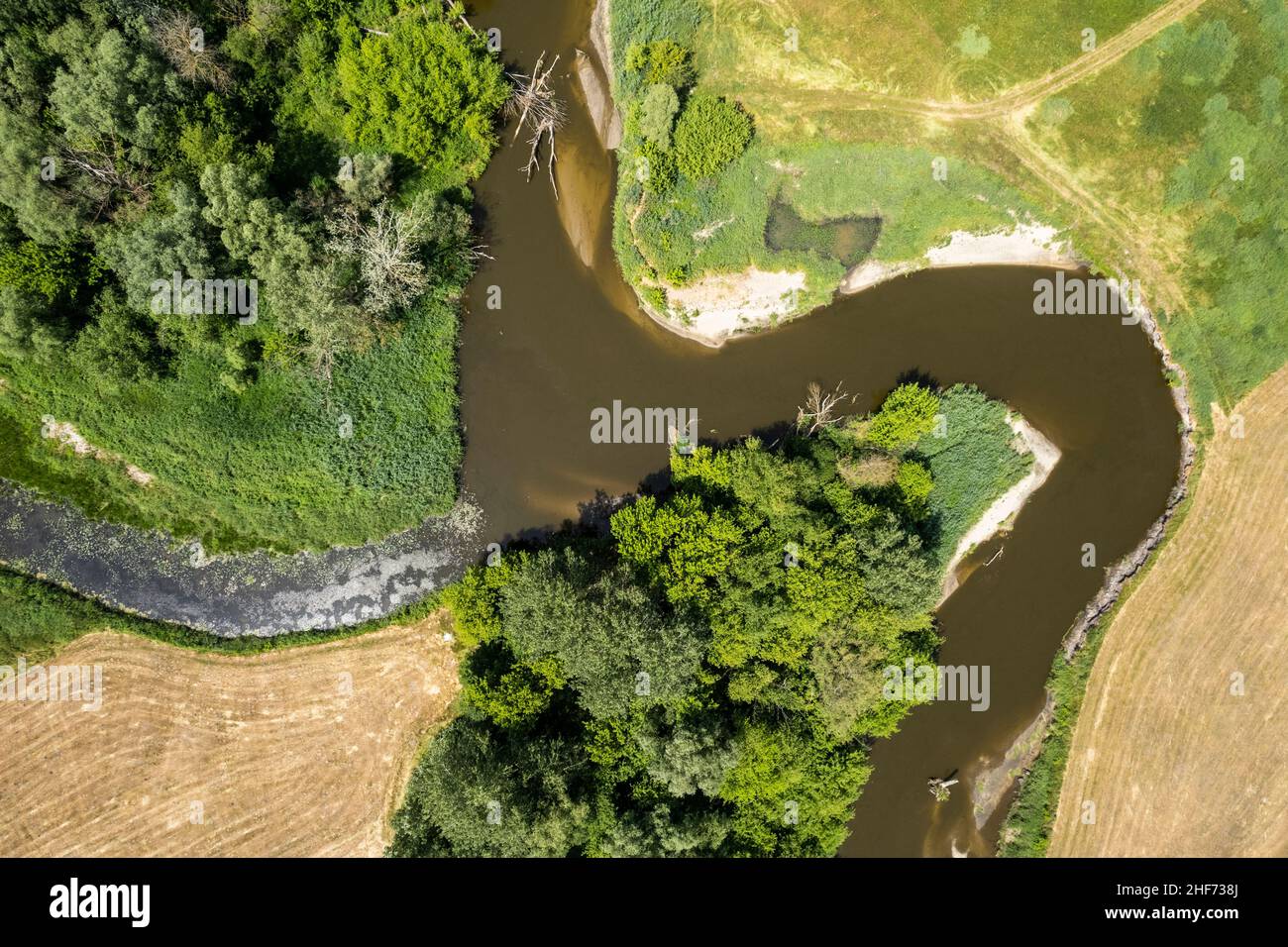 Europe, Poland, Swietokrzyskie, Nida River Stock Photo - Alamy