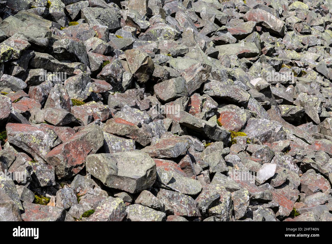 Europe, Poland, Swietokrzyskie, Swiety Krzyz - Stone run Stock Photo ...