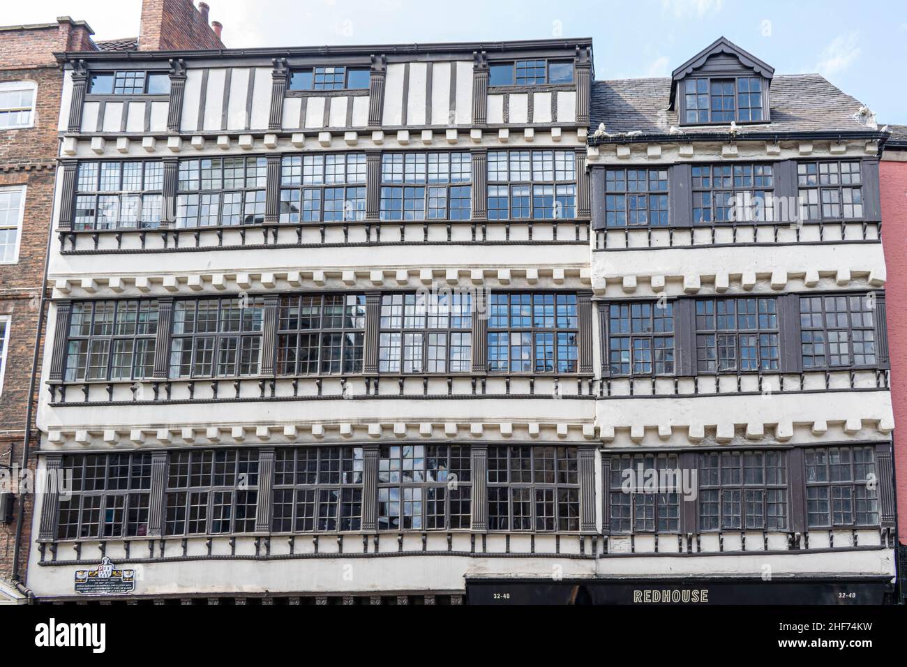 Newcastle, UK - 7 July 2019: Bessie Surtees House, a fine and rare ...