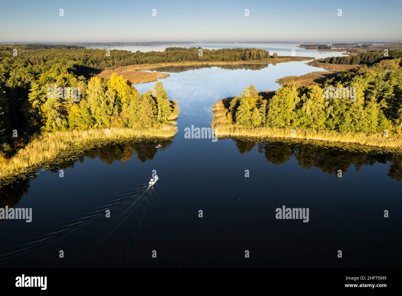 The land of the great masurian lakes nialk lake hi-res stock ...