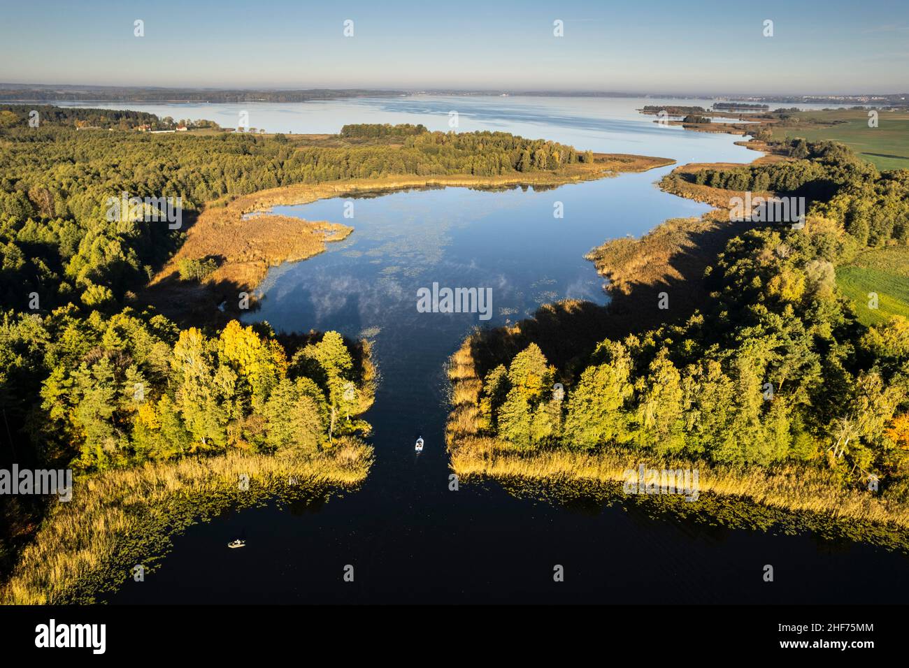 The land of the great masurian lakes nialk lake hi-res stock ...