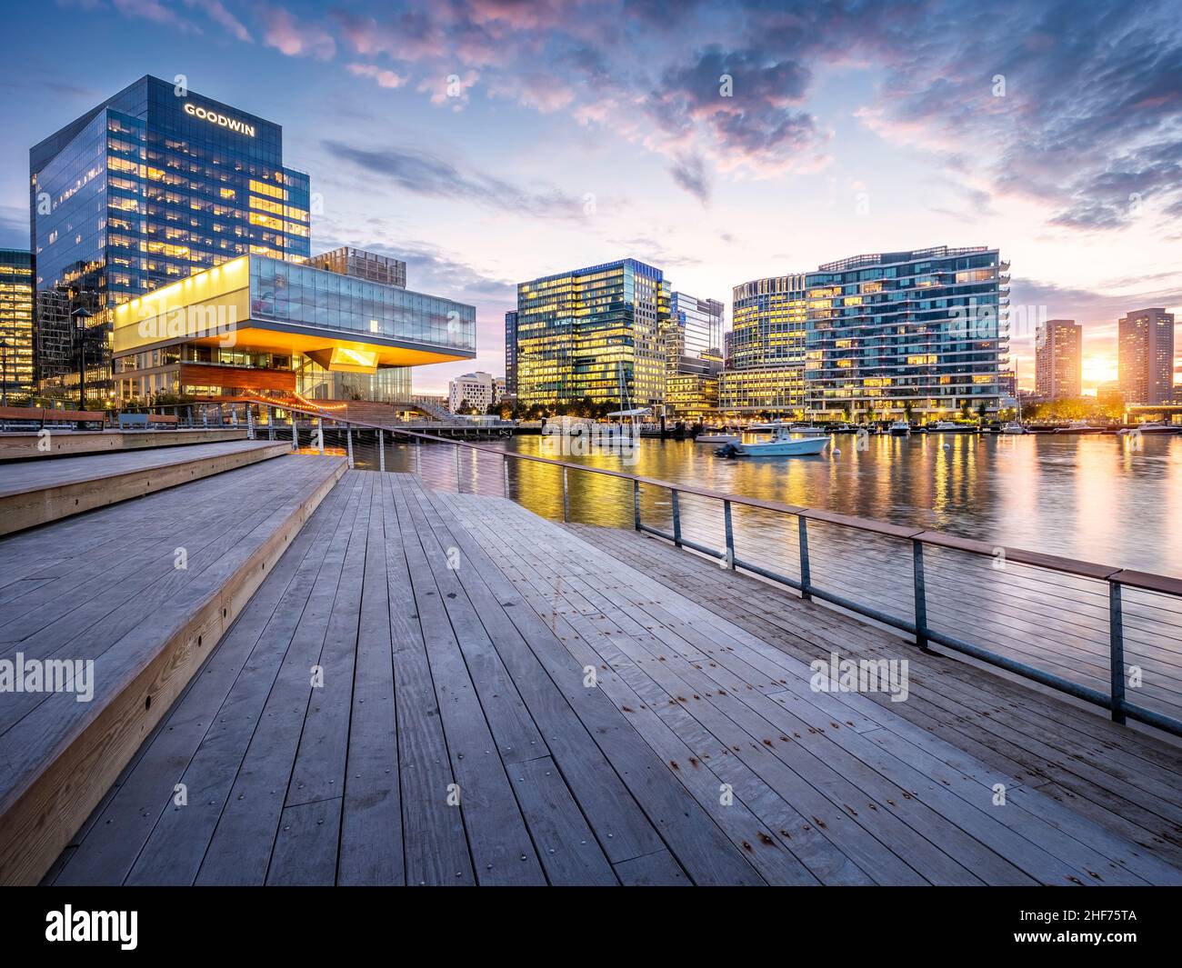 Boston in Massachusetts, USA with the ICA Museum Stock Photo - Alamy