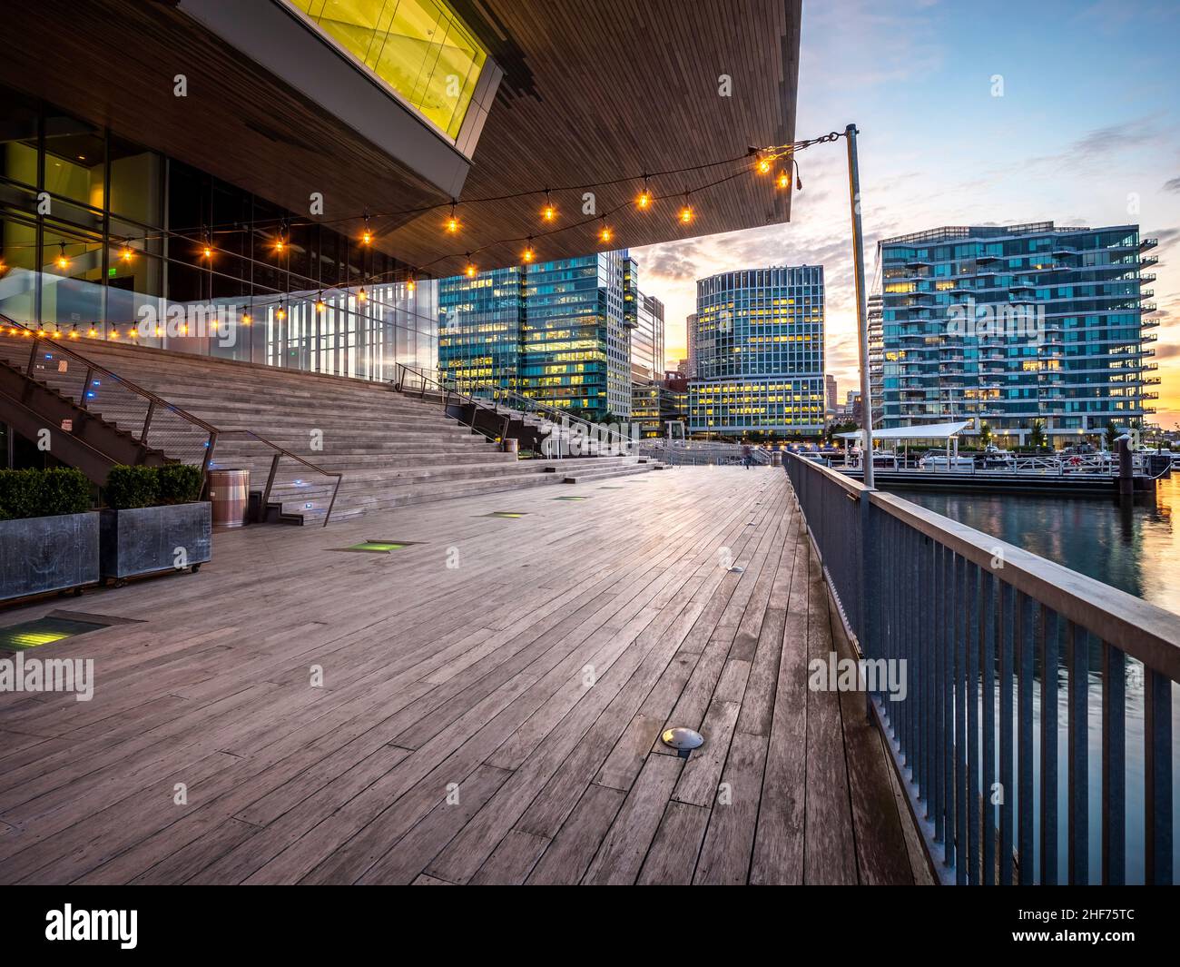 Boston in Massachusetts, USA with the ICA Museum Stock Photo - Alamy