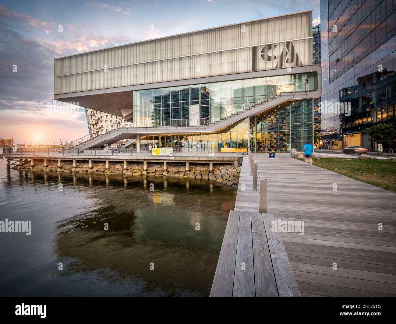 Boston in Massachusetts, USA with the ICA Museum Stock Photo - Alamy