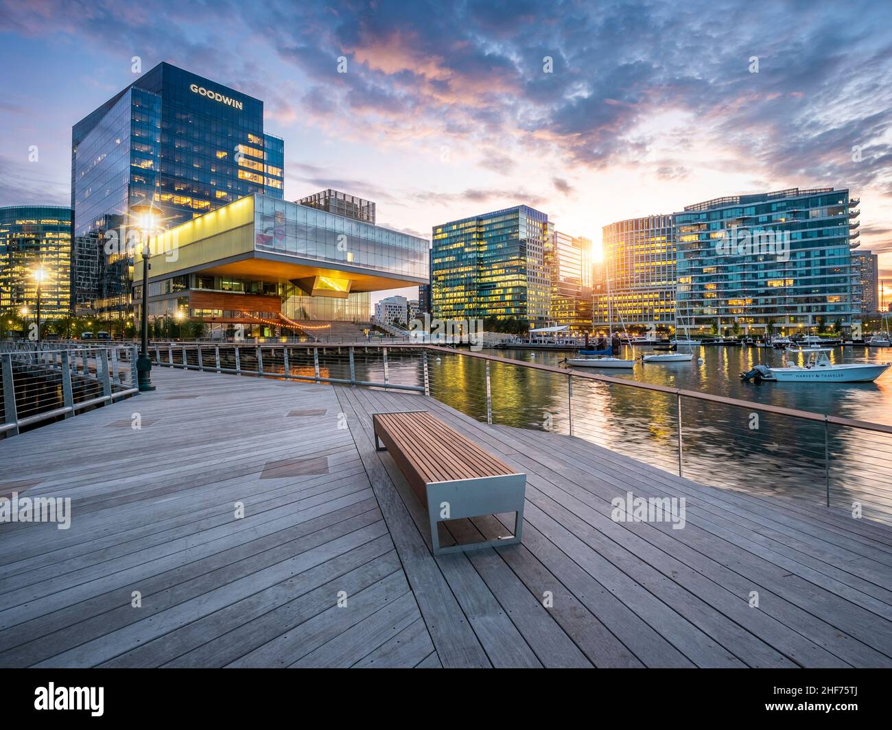 Boston in Massachusetts, USA with the ICA Museum Stock Photo - Alamy
