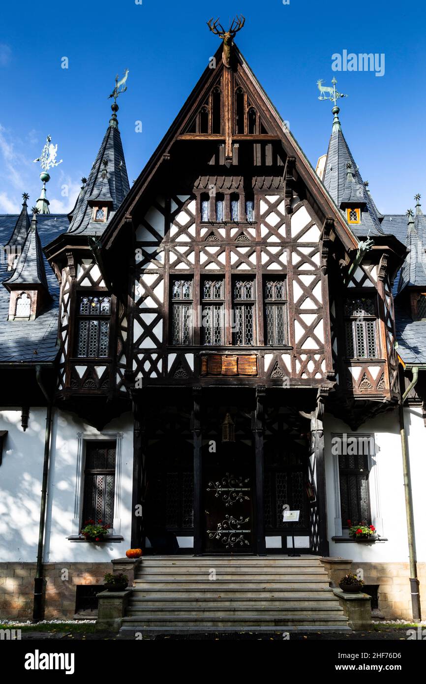 Palace promnice jagdschloss promnitz hi-res stock photography and ...