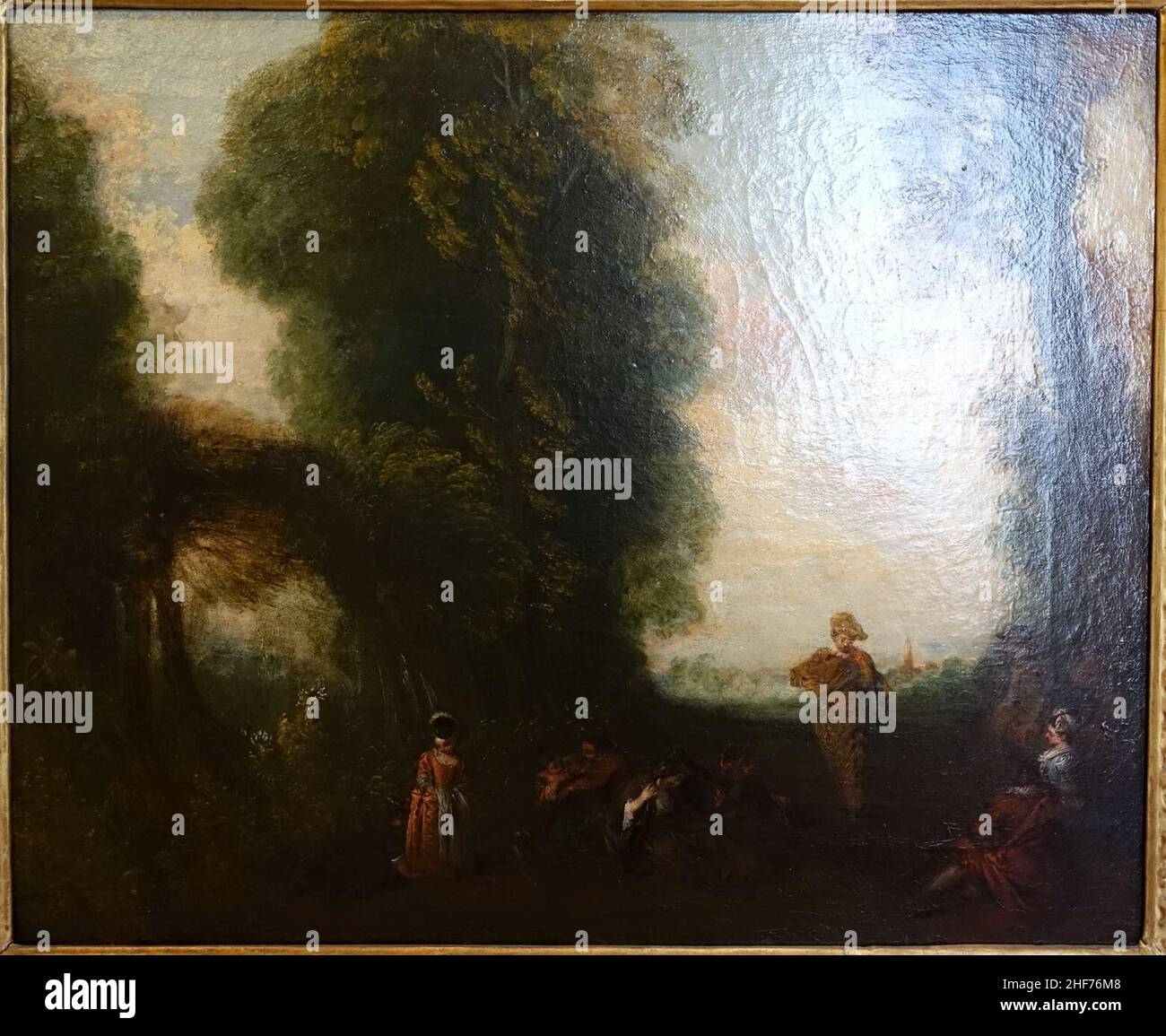 Scene, Jean-Antoine Watteau Stock Photo - Alamy