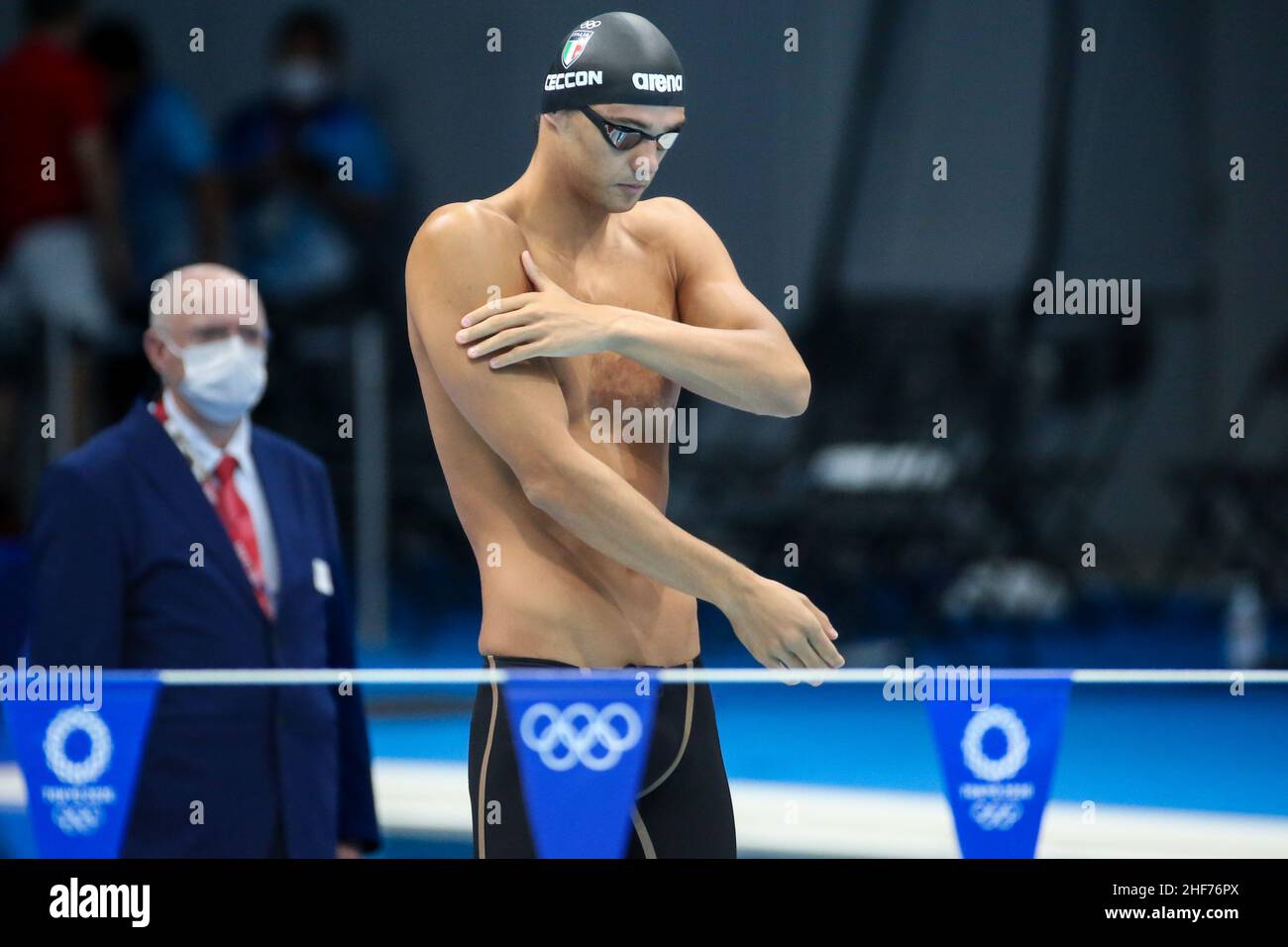 JULY 26th, 2021 - TOKYO, JAPAN: Thomas Ceccon of Italy in action during ...