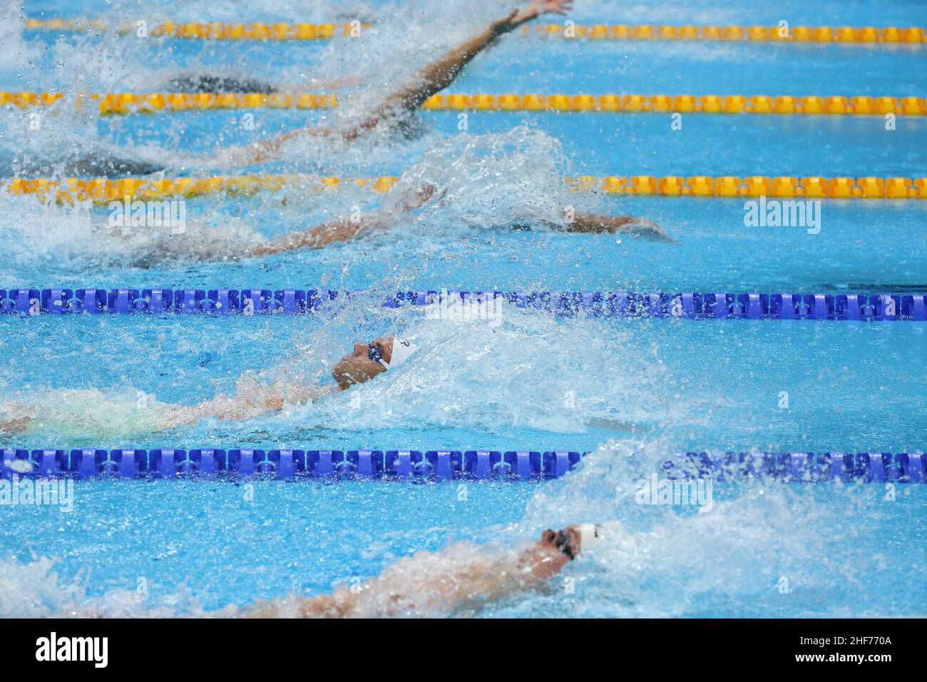 JULY 26th, 2021 - TOKYO, JAPAN: action during the Men's 100m Backstroke ...