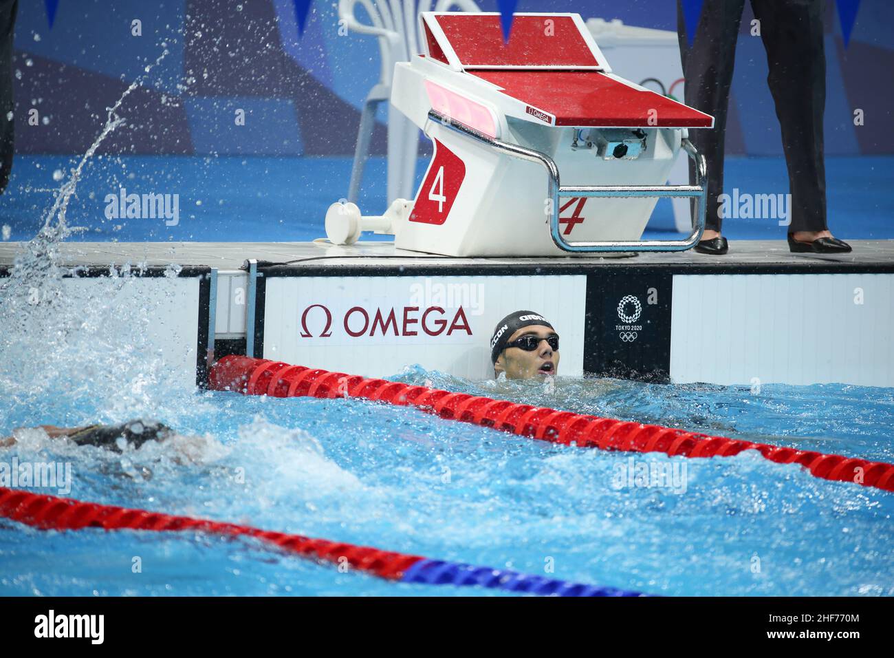 JULY 26th, 2021 - TOKYO, JAPAN: Thomas Ceccon of Italy in action during ...