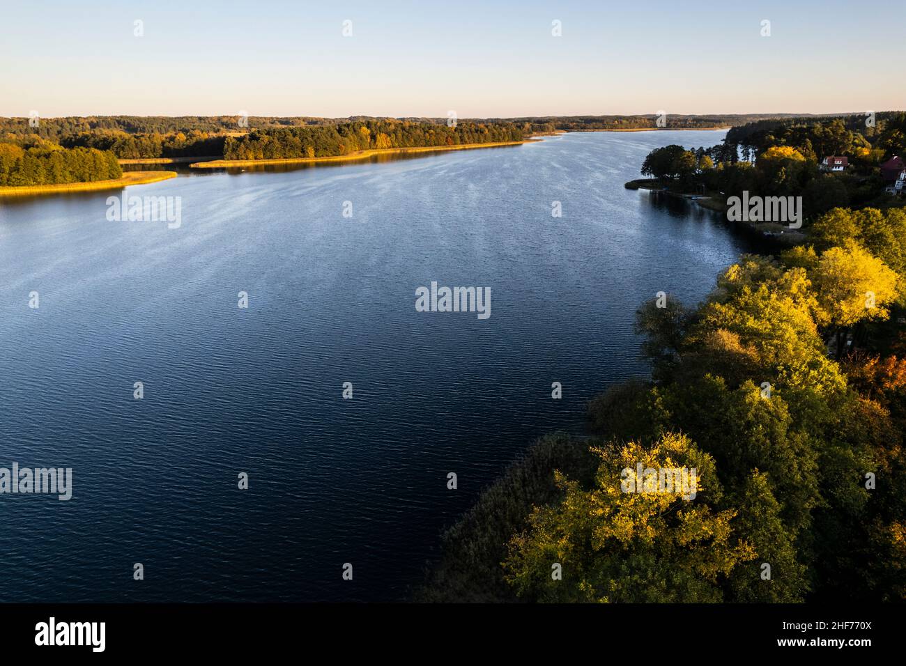 The land of the great masurian lakes juksty lake hi-res stock ...