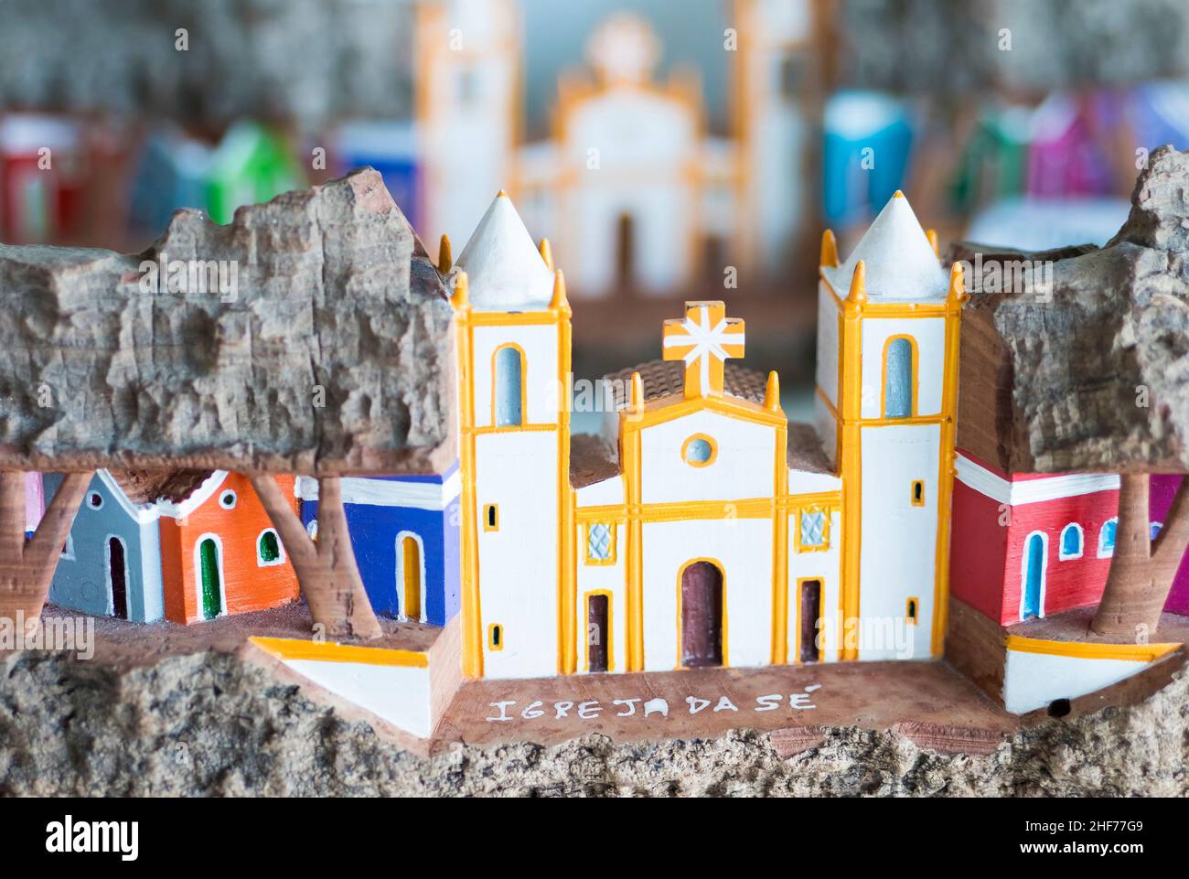 Brazilian art and craft made in Olinda, PE, Brazil Stock Photo - Alamy