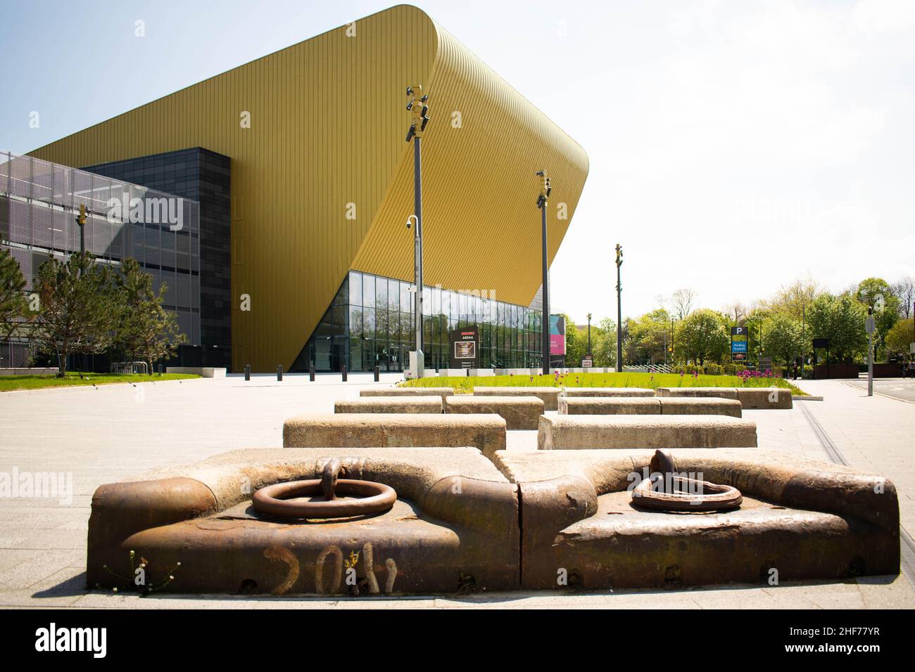 Close up of the New Bonus Concert Arena in Hull City Centre near ...