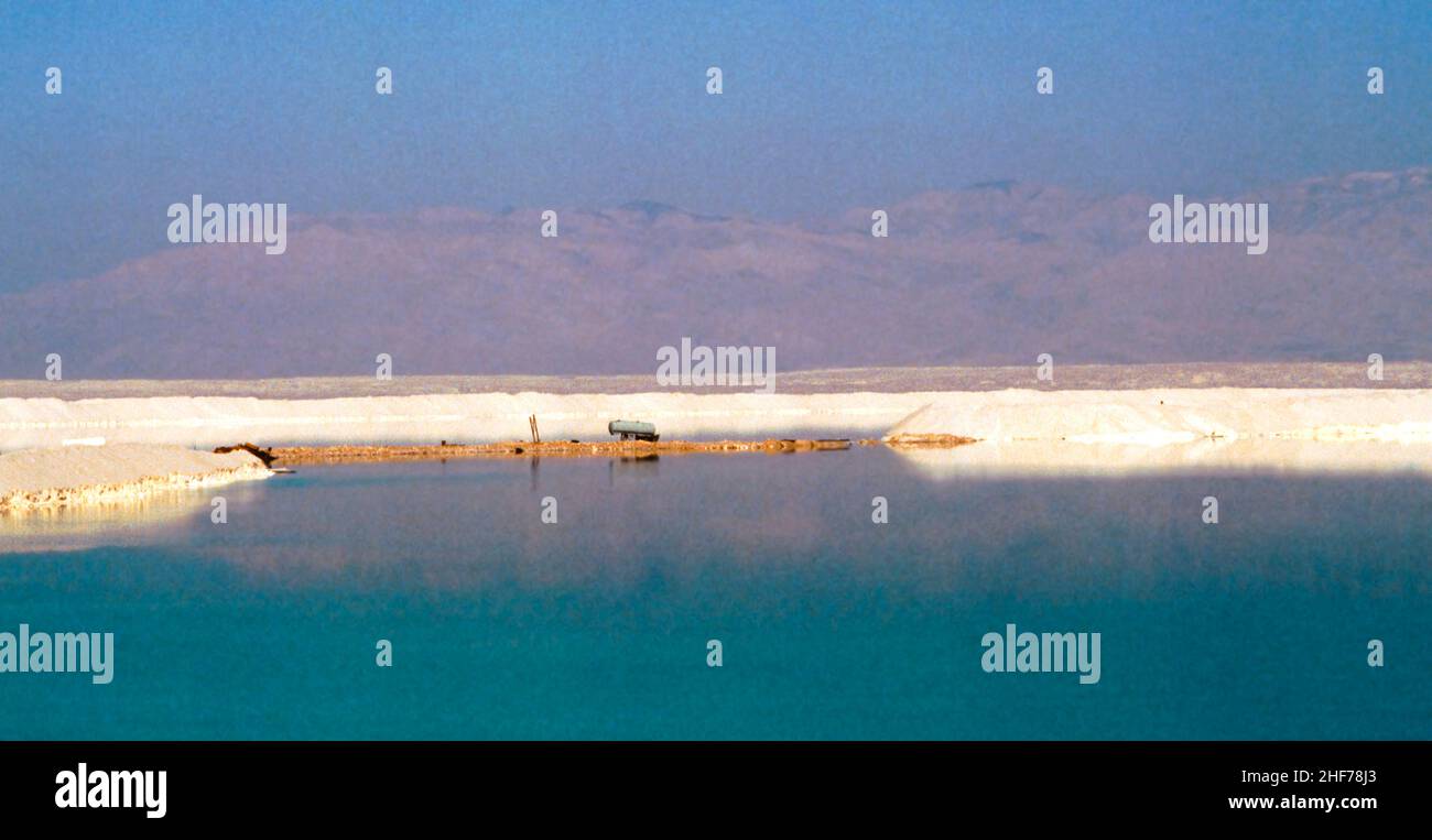 salt refinery in the dead sea in Israel Stock Photo - Alamy