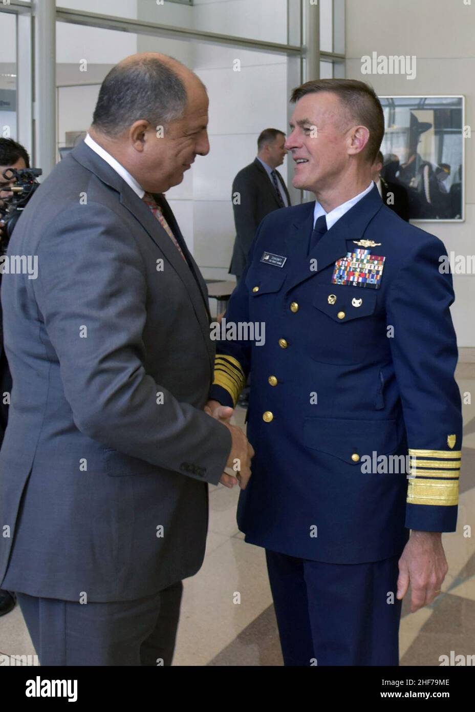 Secretary Kelly Meets with President of Costa Rica (33441924191 Stock ...