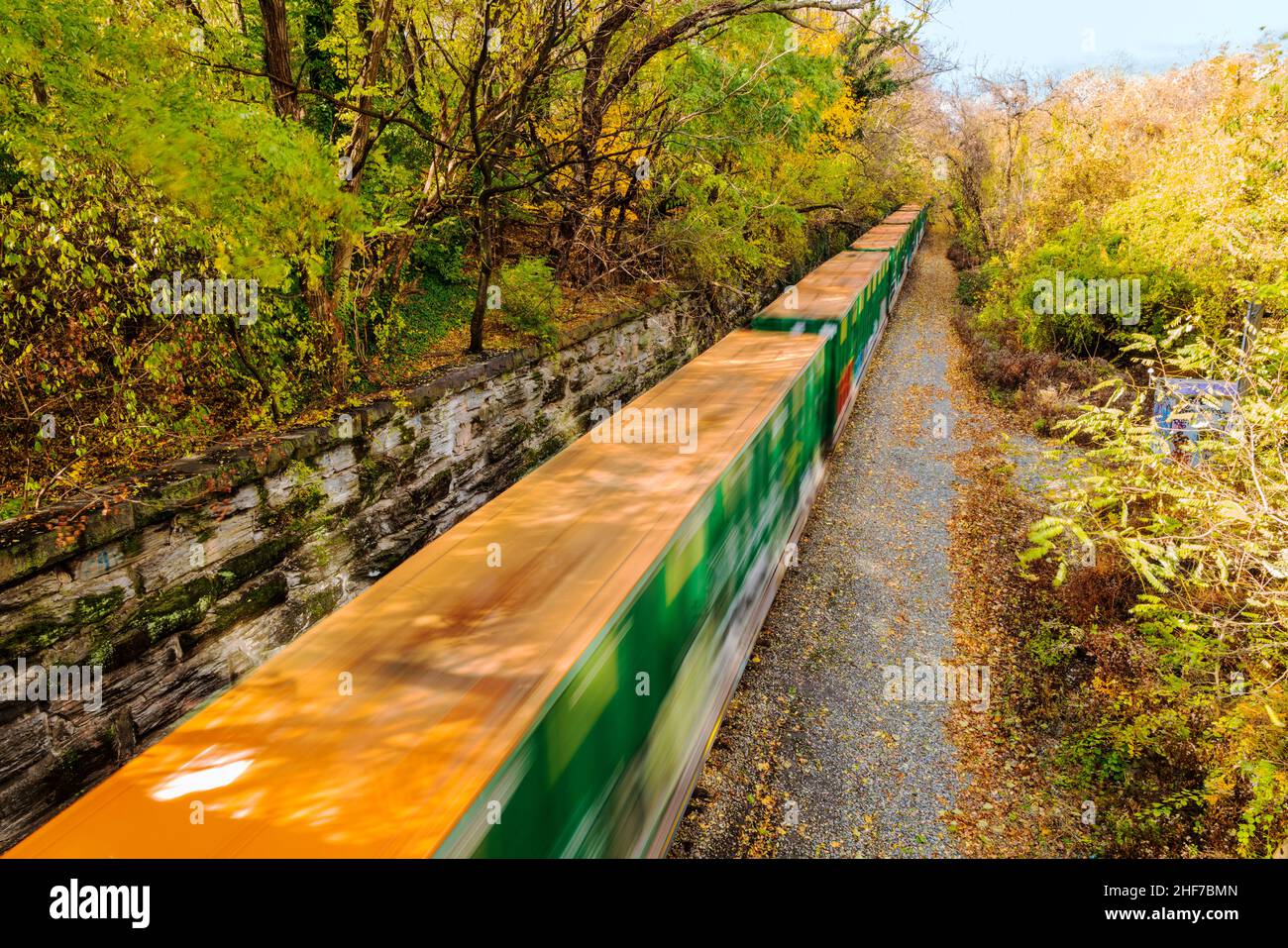 Cargo train movement hi-res stock photography and images - Alamy