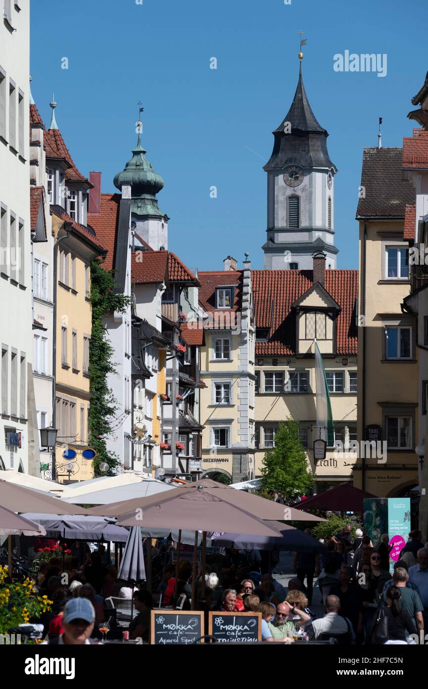 Germany, Bavaria, Swabia, Lake Constance, Lindau, Lindau am Bodensee ...