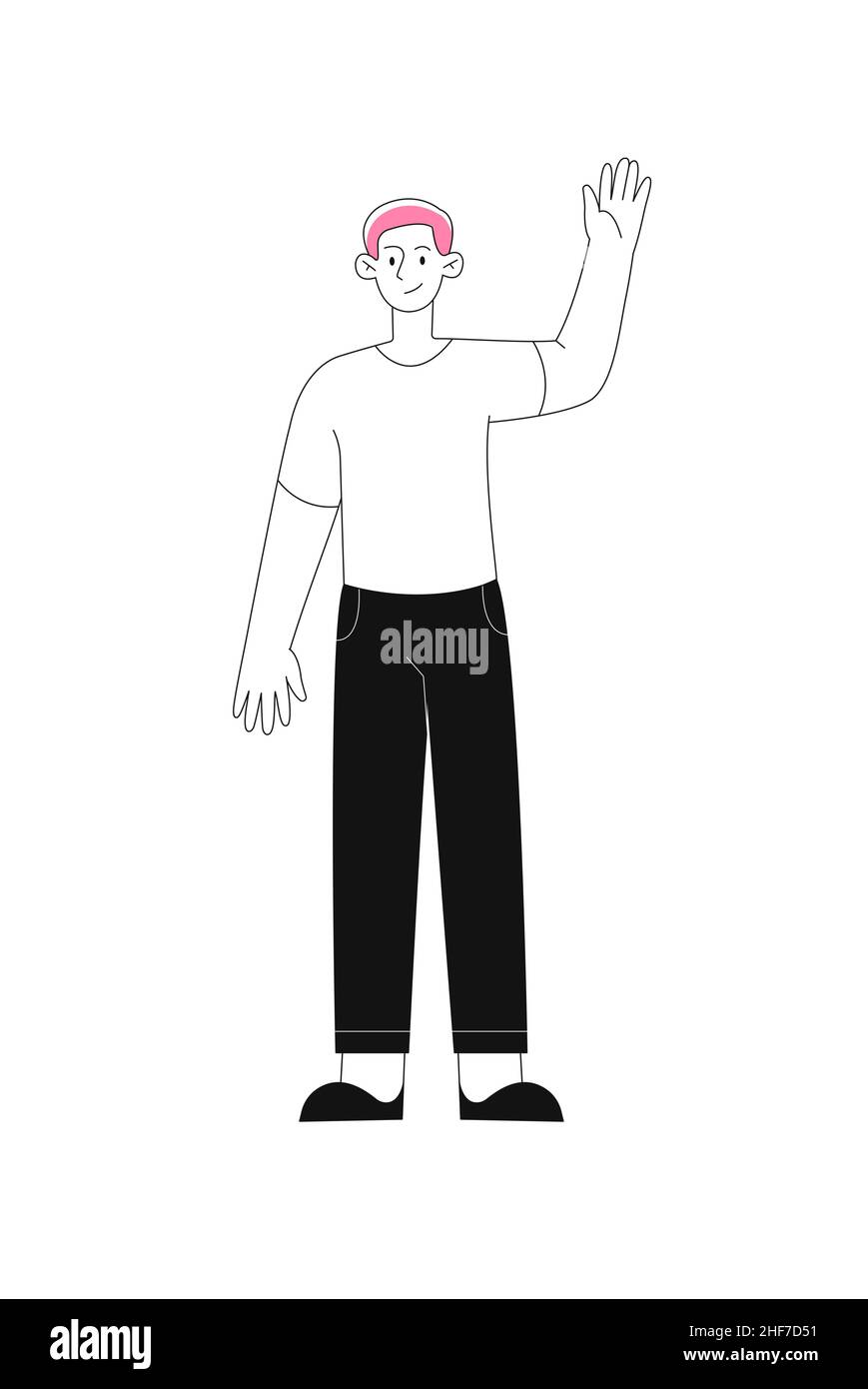 Cute office employee concept Stock Vector Image & Art - Alamy