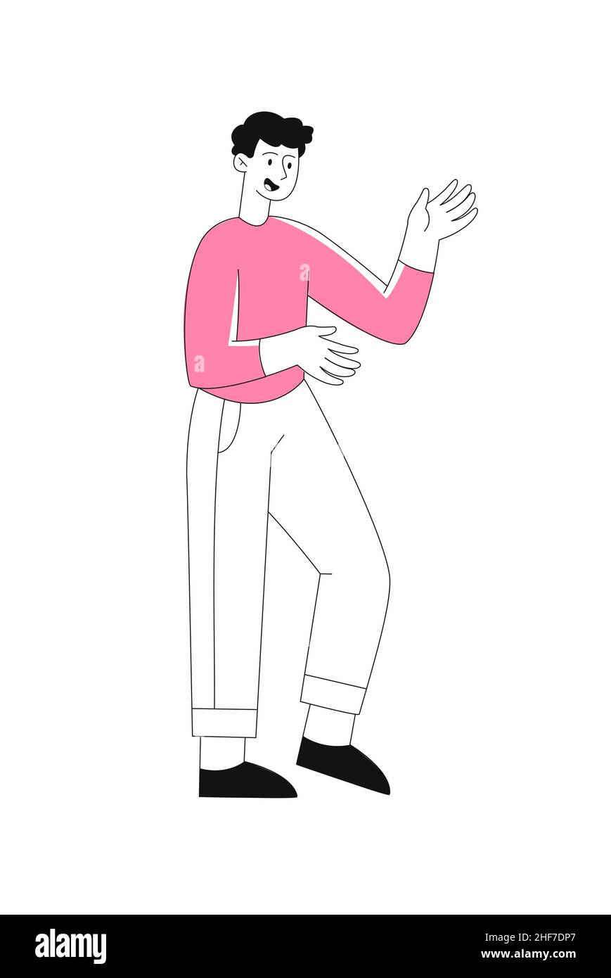 Cute office employee concept Stock Vector Image & Art - Alamy