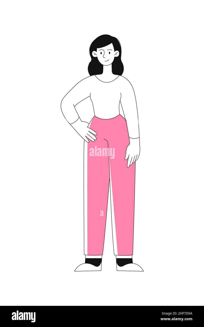 Cute office employee concept Stock Vector Image & Art - Alamy