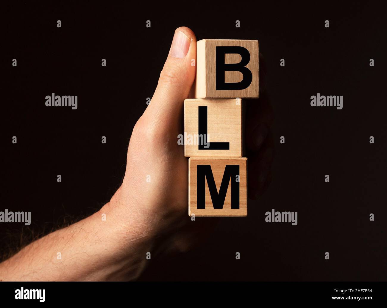 BLM acronym. Black lives matters concept on dices Stock Photo - Alamy