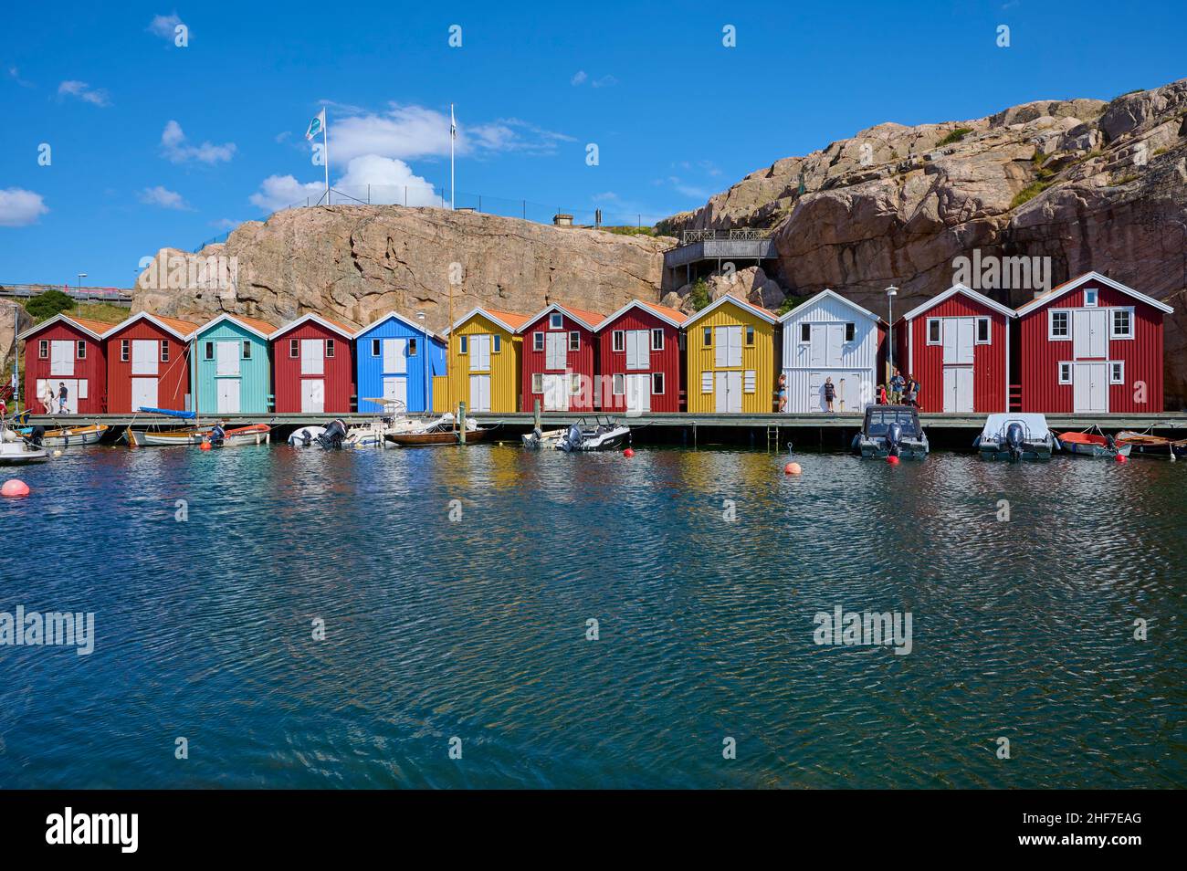 Boathouses smogen bohuslan sweden hi-res stock photography and images ...