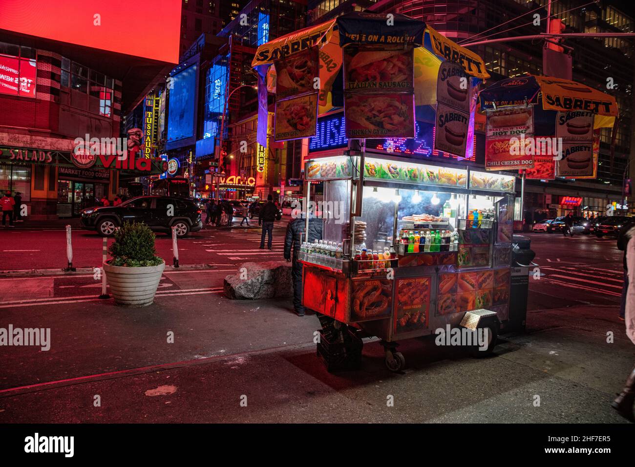 Times square lights hi-res stock photography and images - Alamy