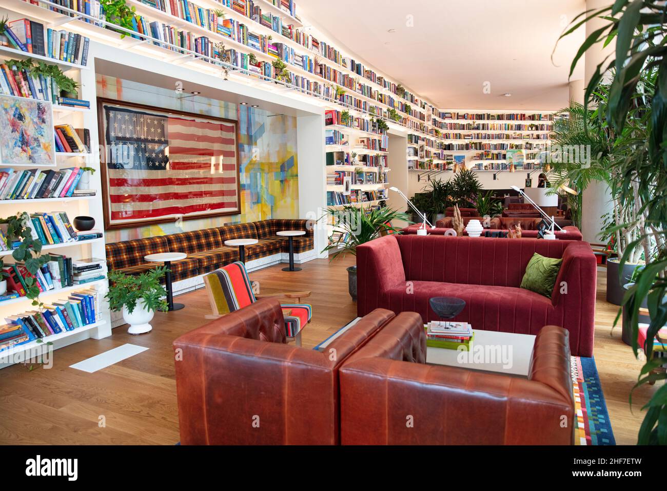 USA, New York City, Roosevelt Island, library Stock Photo - Alamy