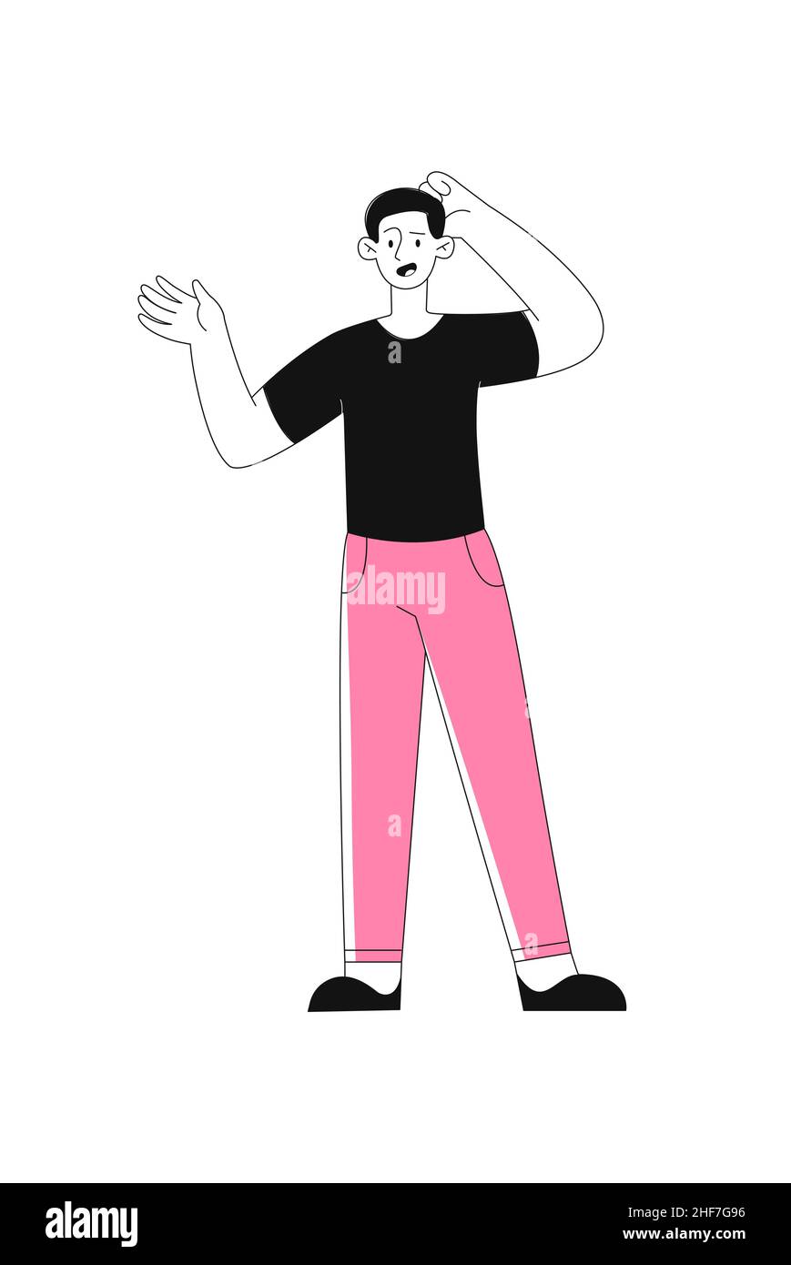 Cute office employee concept Stock Vector Image & Art - Alamy