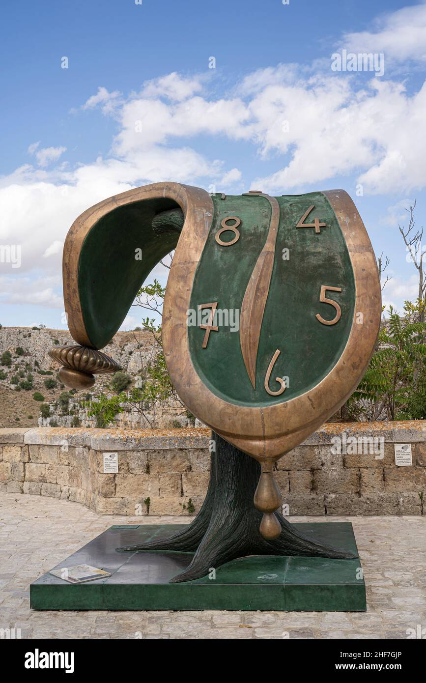 Dali exhibition in world heritage city of matera hi-res stock ...