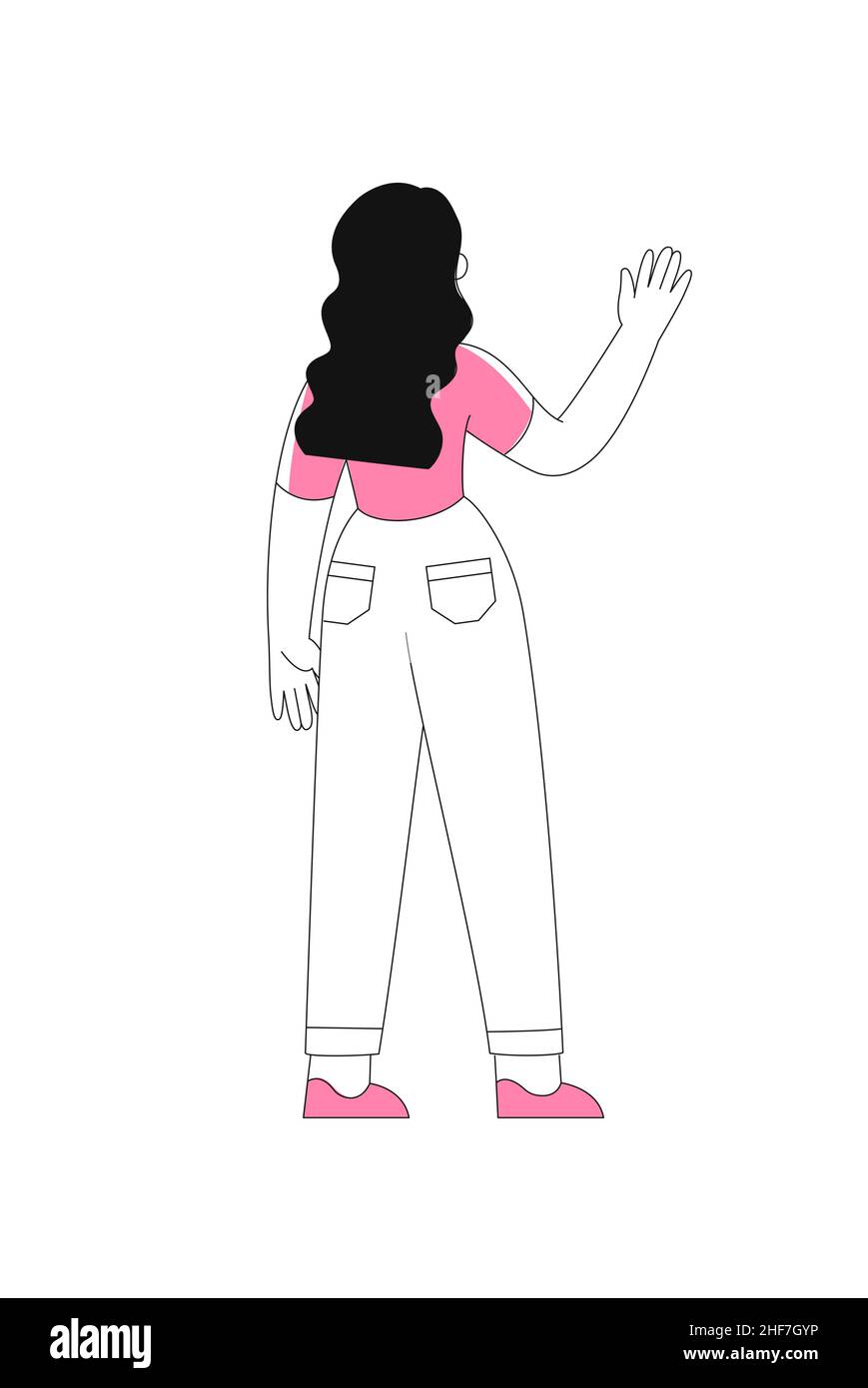 Cute office employee concept Stock Vector Image & Art - Alamy