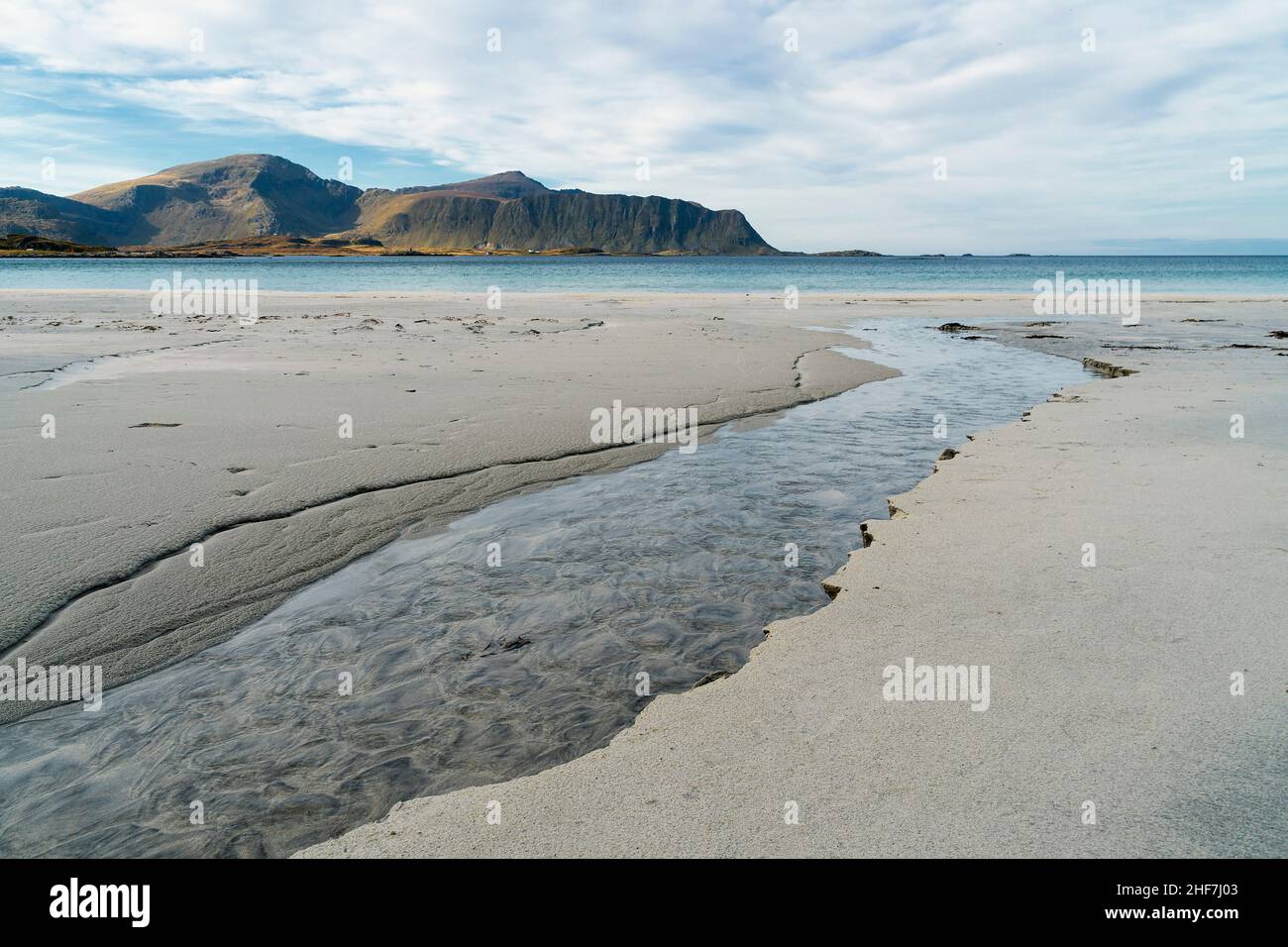 Norway, Lofoten, Flakstadøya, Ramberg Strand Stock Photo - Alamy
