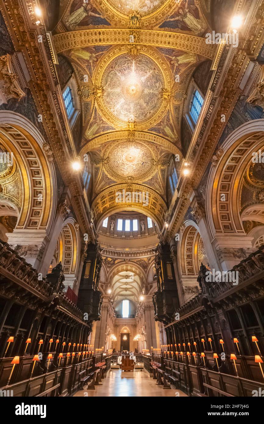 England, London, St. Paul's Cathedral, The Quire Stock Photo - Alamy