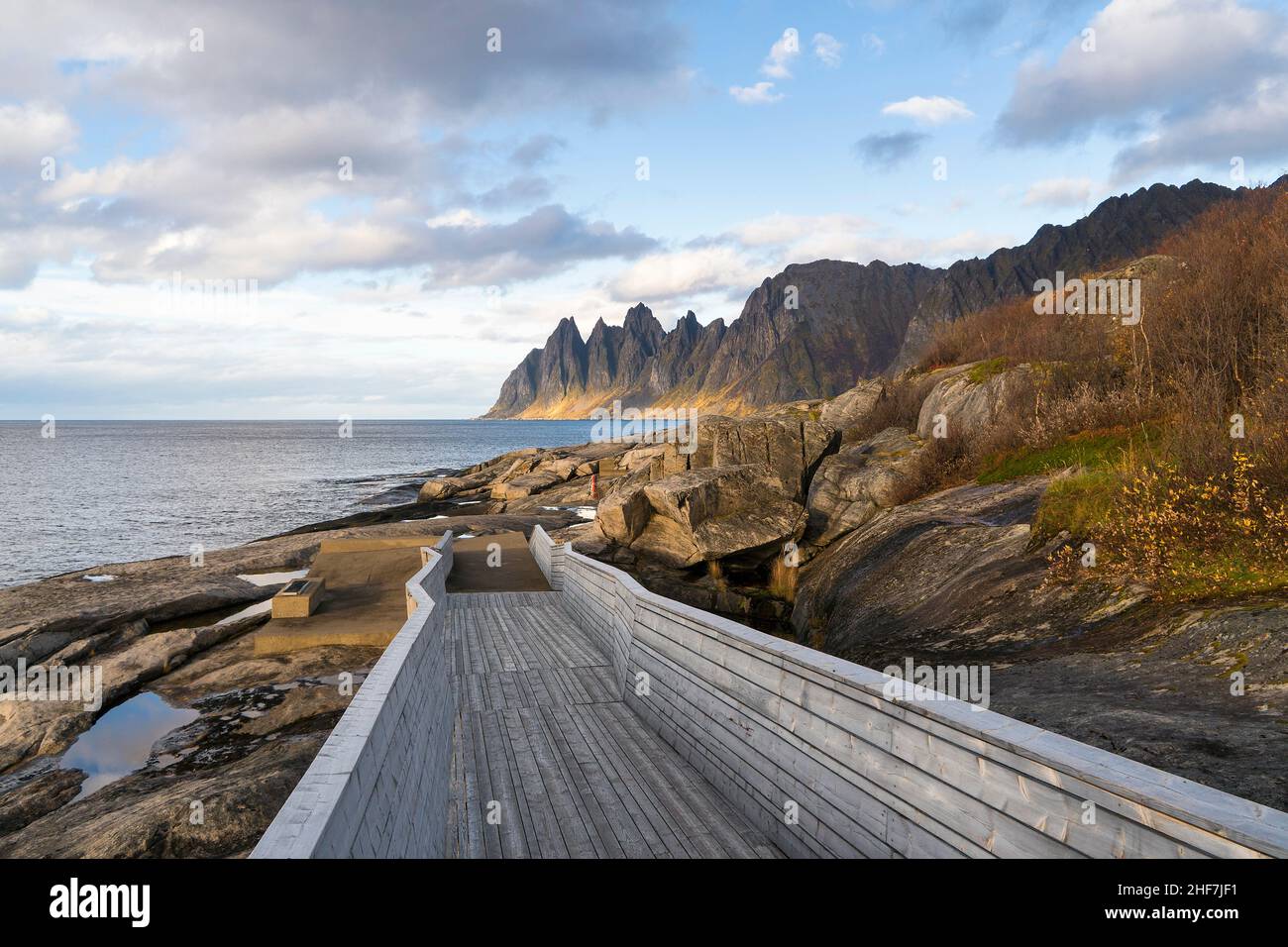Norway senja bergsbotn viewpoint hi-res stock photography and images ...