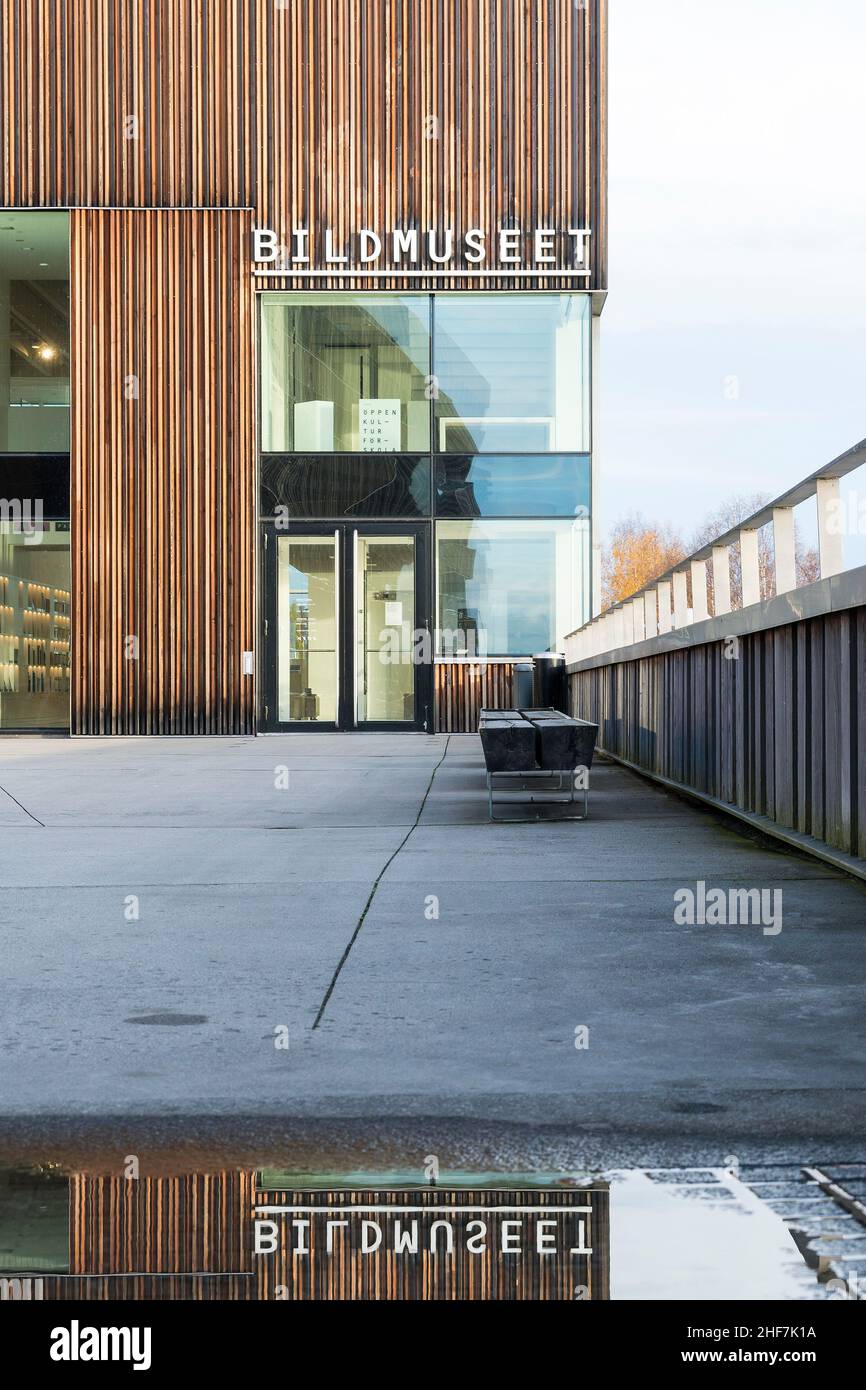 Sweden, Västerbottens Län, Umeå, university town, waterfront ...