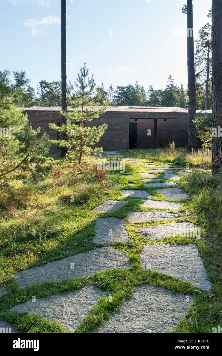 Sweden, Stockholm, Skogskyrkogården, Cemetery, Unesco World Heritage ...