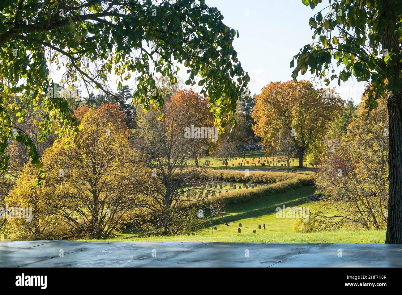 Sweden, Stockholm, Skogskyrkogården, Cemetery, Unesco World Heritage ...