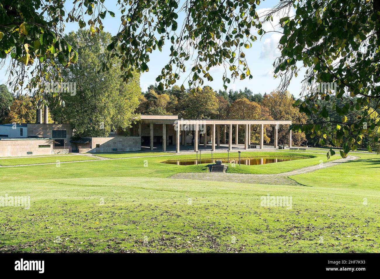 Sweden, Stockholm, Skogskyrkogården, cemetery, Unesco World Heritage ...