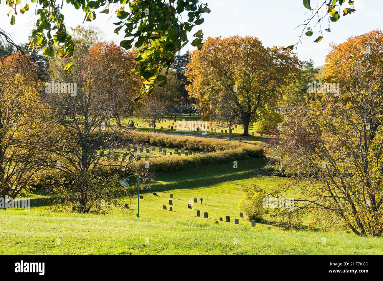 Sweden, Stockholm, Skogskyrkogården, Cemetery, Unesco World Heritage ...