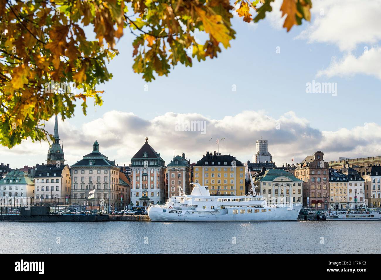 Sweden, Stockholm, Skeppsholmen, view to the old town Stock Photo - Alamy