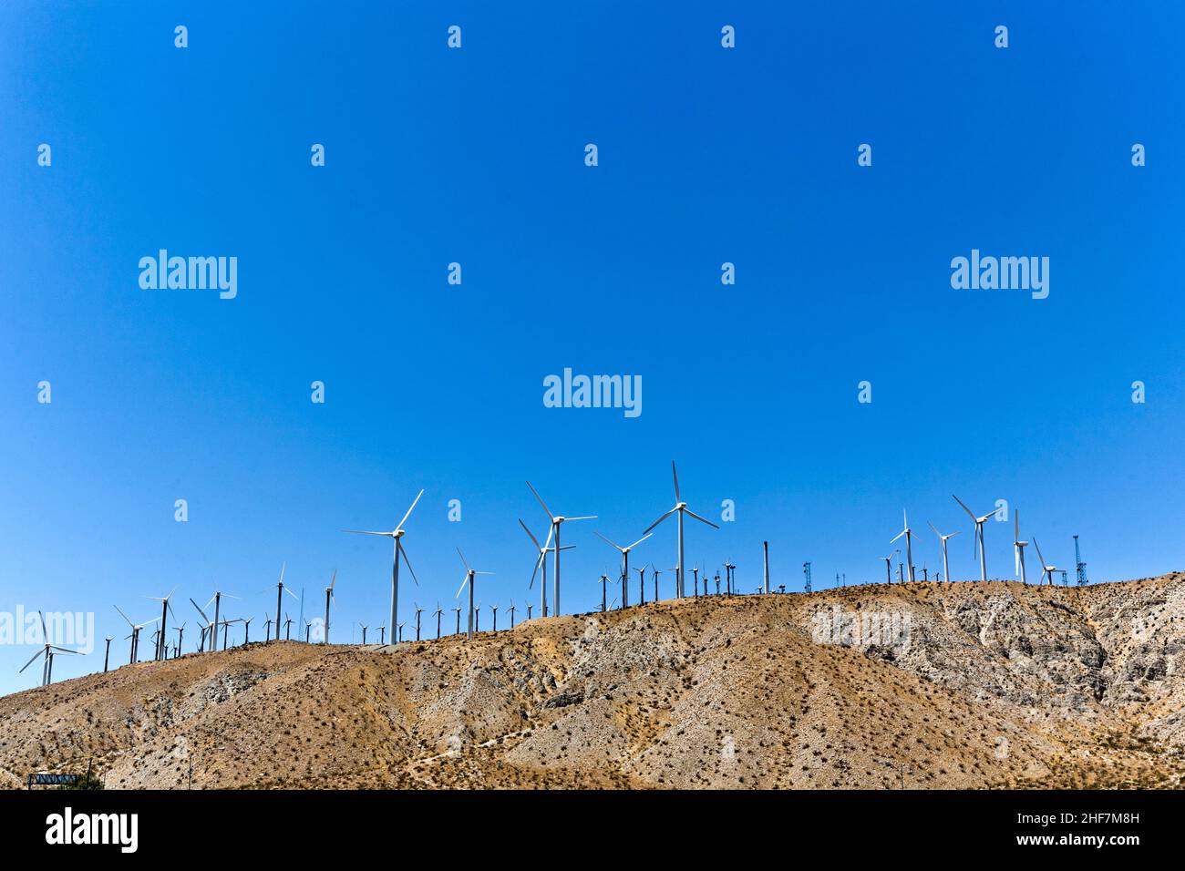 big wind turbines in America Stock Photo - Alamy