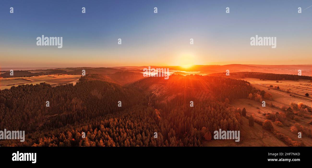 Germany, Thuringia, Großbreitenbach, Wildenspring, landscape, forest ...